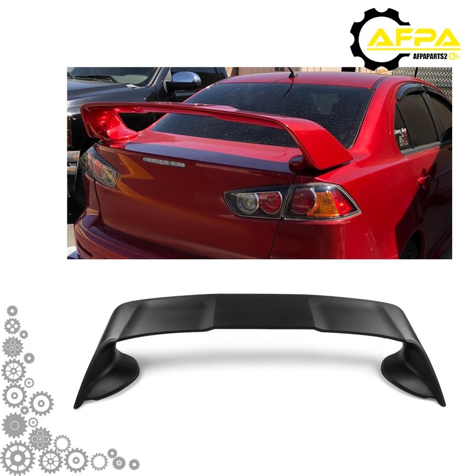 Spoiler Wing Fits 2008-2017 Mitsubishi Lancer EVO 10 Rear Trunk | eBay
