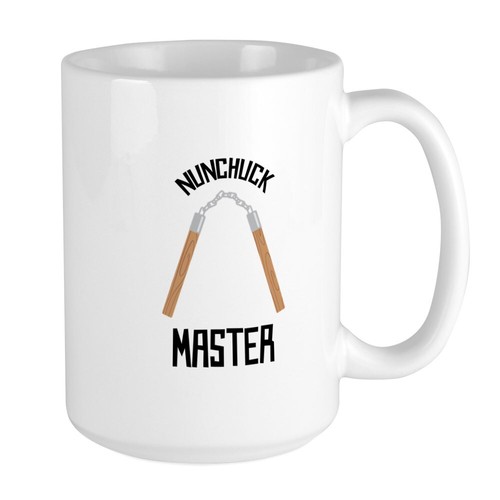 CafePress Nunchuck Master Mugs Large Mug (1699898198) | eBay