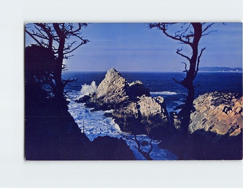 Postcard Pinnacle Point Lobos State Park South of Carmel California USA ...