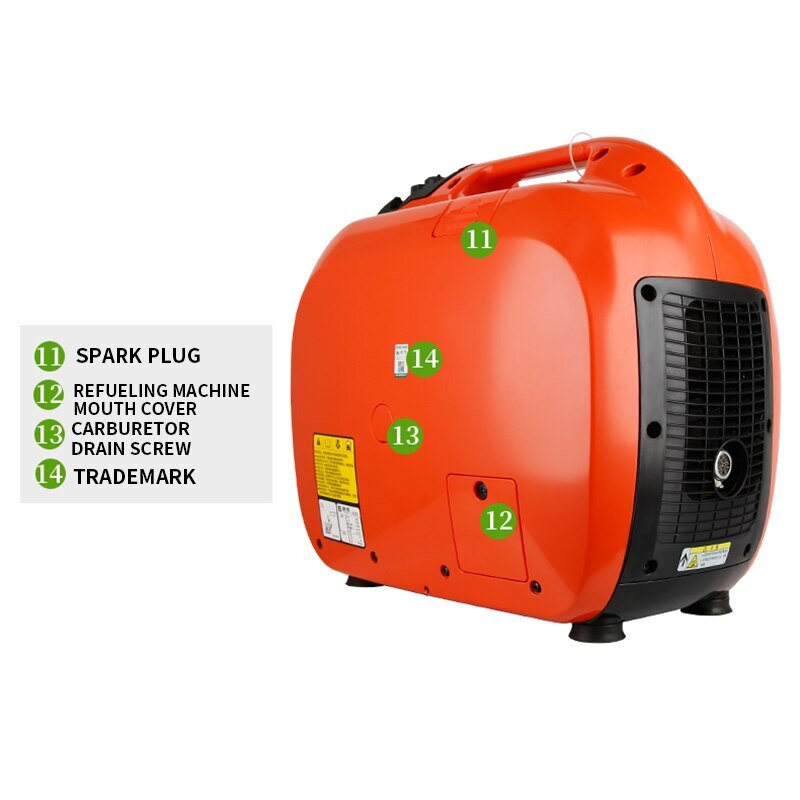 Generator Gasoline Generator Small Household Portable House Generator ...