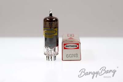 Vintage Raytheon 6GN8/6EB8 Triode Pentode TV Ham Radio Audio Vacuum ...