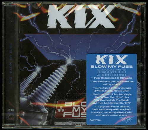 Kix Blow My Fuse CD new Rock Candy Records 2014 remaster | eBay