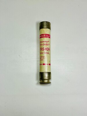 GOULD SHAWMUT TRS40R TRI-ONIC 40 AMP FUSE TIME DELAY 600VAC | eBay