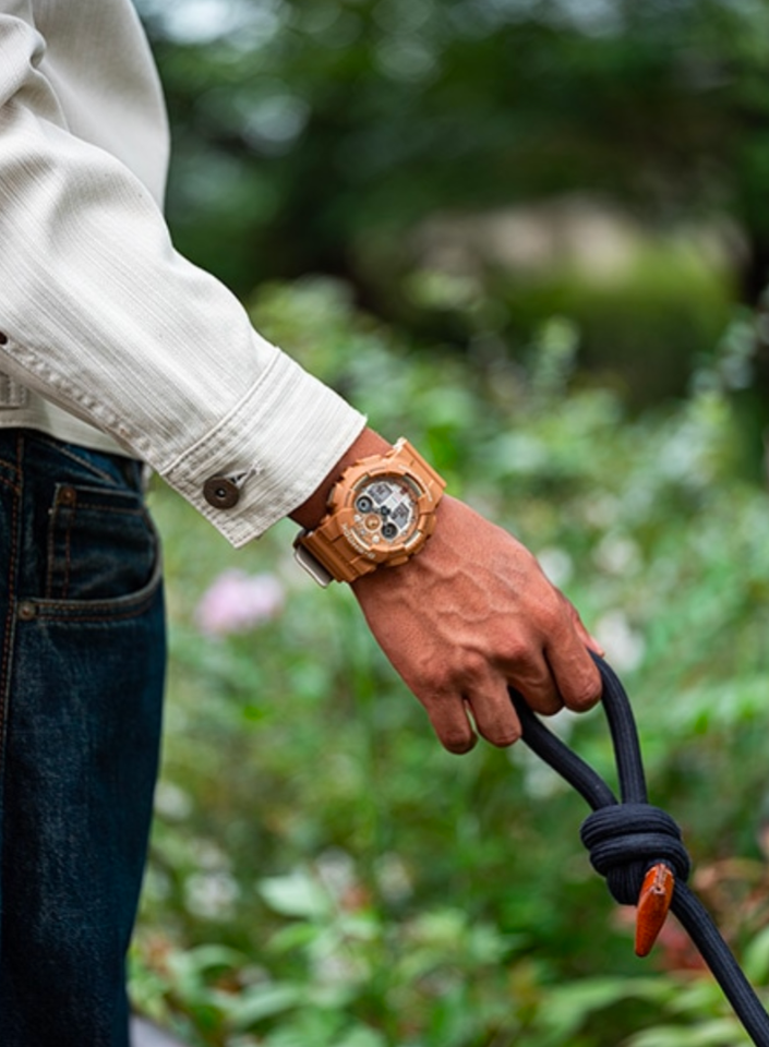 Casio G-SHOCK GA-100SHB-5AJR SHIBA INU Akashiba Watch brown 2024 Japan ...