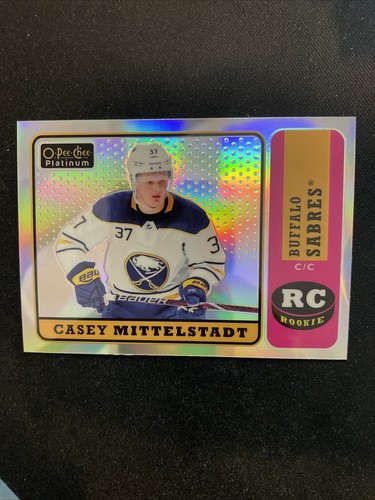 18-19 UD O-Pee-Chee Platinum Hockey Retro Rainbow RC Rookie R-Casey ...