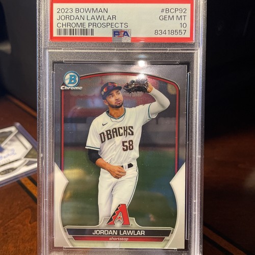 Jordan Lawler 2023 Bowman Chrome Prospects Arizona Diamondbacks #BCP-92 ...