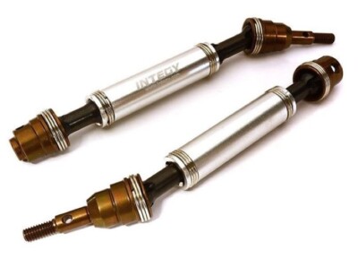 Integy C28407SILVER Telescopic Front Universal Driveshaft Slash 4X4 | eBay