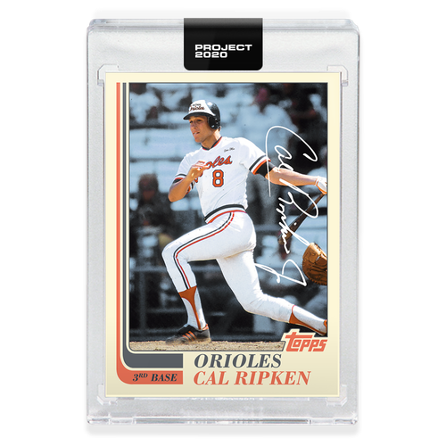 TOPPS PROJECT 2020 CAL RIPKEN #159 1982 TRADED #98T BALTIMORE ORIOLES ...