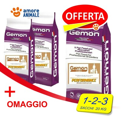 Monge GEMON BREEDERS 20 kg - PERFORMANCE - Crocchette per cane CANI OFFERTA | eBay