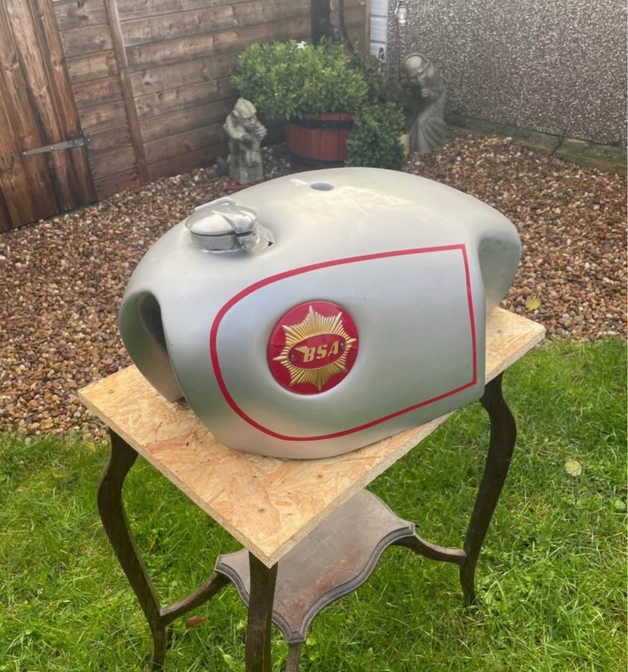 Bsa Gold Star Lyta Aluminium Fuel Tank A10 RGS A65 Cafe Racer Not ...