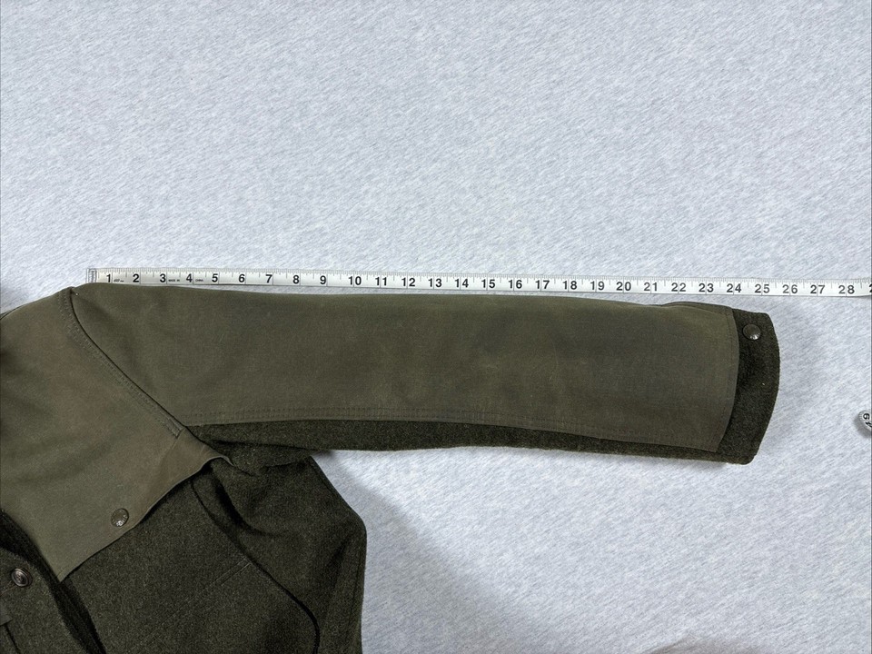 Filson Hybrid Mackinaw Wool & Tin Cloth Cruiser Womens L Jacket Coat ...