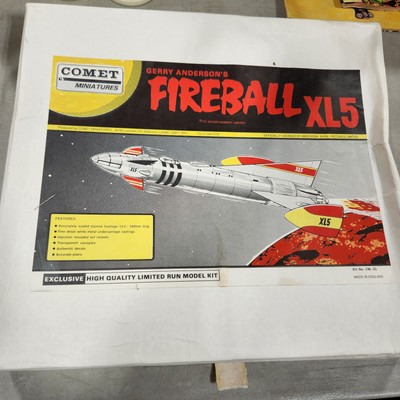 COMET MINIATURES FIREBALL XL5 Model Kit New Unused J21 | eBay