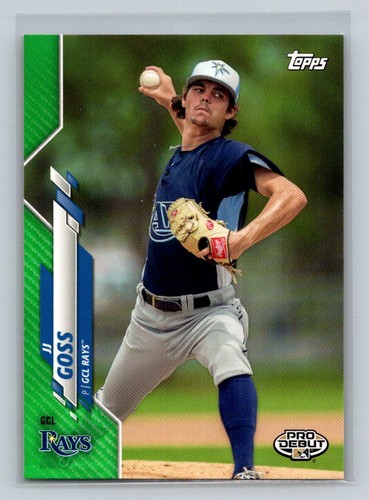 2020 Topps Pro Debut Green /99 #PD-126 JJ Goss GCL Rays Baseball Card ...