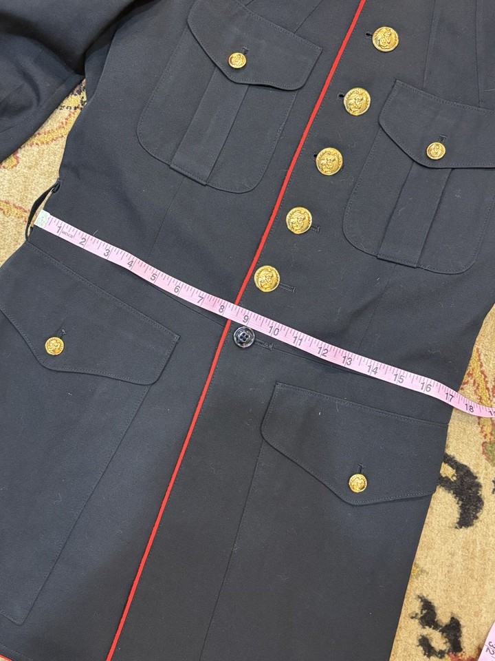 USMC Dress Blues Uniform Jacket 40 XL Blouse Marine Corps | eBay