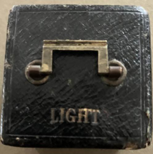 Match Safe Vesta Tiny Leather Box stamped Light Matches Cigarettes | eBay