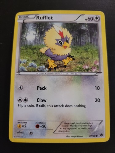 Pokemon Card 2011 Emerging Powers - Rufflet 87/98 | eBay