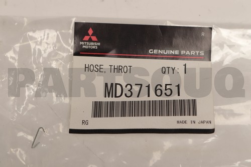 MD371651 Genuine Mitsubishi HOSE,THROT BODY WATER FEED | eBay
