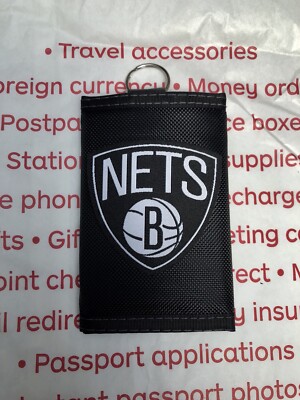 BROOKLYN NETS Wallet Brand New Canvas With Zipper For Kids And Adults ...