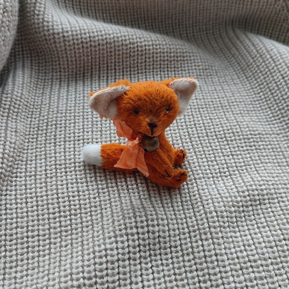 Teddy fox. Handmade toy fox. Plush fox red. OOAK stuffed animals ...