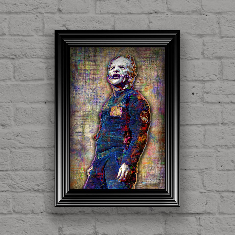 COREY TAYLOR SLIPKNOT 16x20in Poster, Slipknot Tribute Music Art Free ...