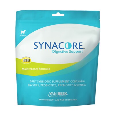 "Synacore Digestive Support for Dogs - 30 Packets - Probiotic ...