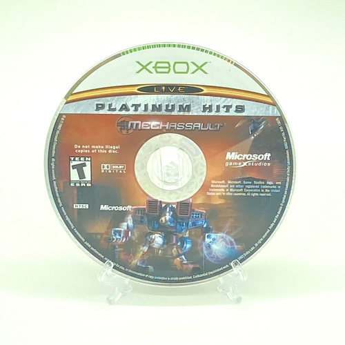 MechAssault (2002) Original Xbox Game Platinum Hits Disc Only Play ...