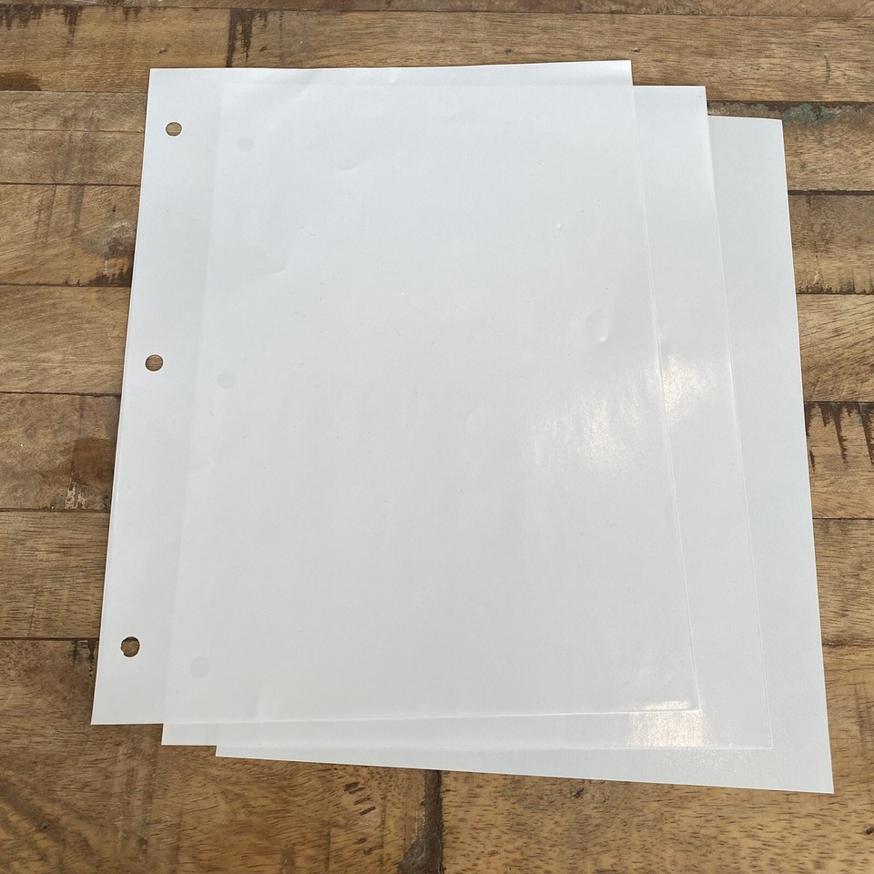 Sticker Storage Book Large Binder Organizer 15 Pages 8.5x11” Multiple ...