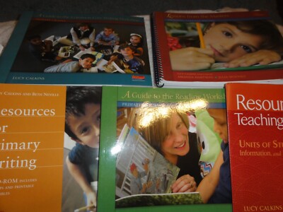 Lot of 4 Lucy Calkins Units of Study Reading Writing Workshop Books CD ...
