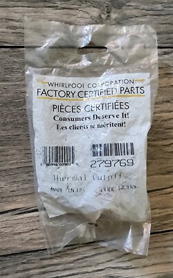 279769 Genuine Whirlpool Thermal Cut Off Fuse Kit OEM 279769 New * | eBay