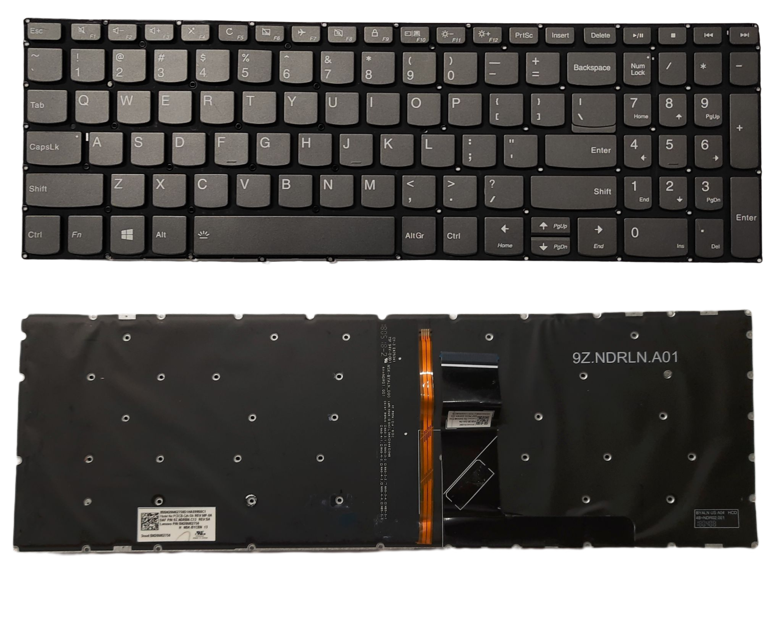 Lenovo Yoga C740-15IML C740-15 S740-15IRH Keyboard US | eBay