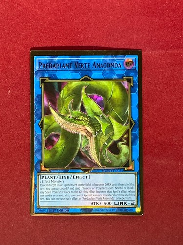 Yu-Gi-Oh! First Edition Premium Gold Rare Predaplant Verte Anaconda ...