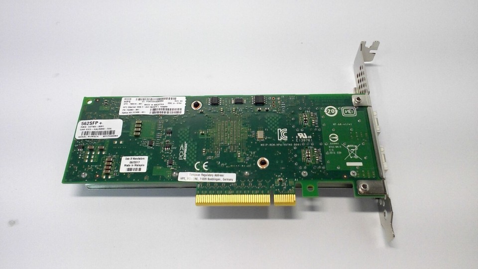 HP HPE 10Gb 2-port 562SFP+ Ethernet Adapter 790316-001 784304-001 ...