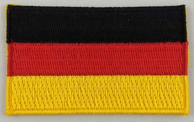 Germany Flag Patch Embroidered Iron On Badge Applique German | eBay