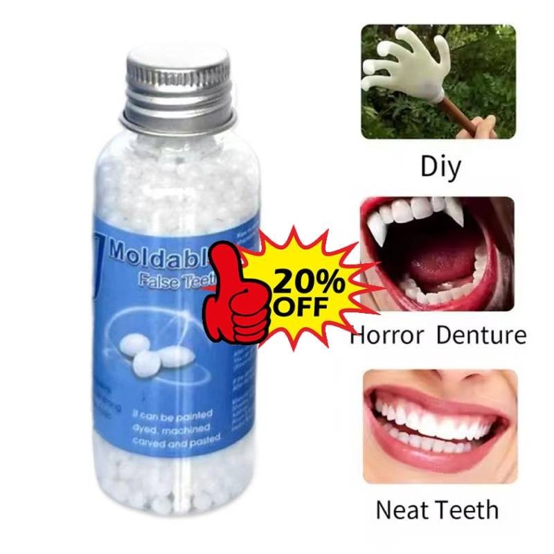 Temporary Tooth Filling Repair False Teeth Solid Glue Bead HO Repairing ...