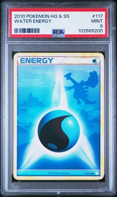 2010 POKEMON HEARTGOLD & SOULSILVER #117 WATER ENERGY PSA 9 | eBay