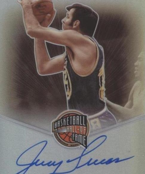 2020-21 Panini Obsidian - Spectra Hall of Fame Signatures Jerry Lucas # ...