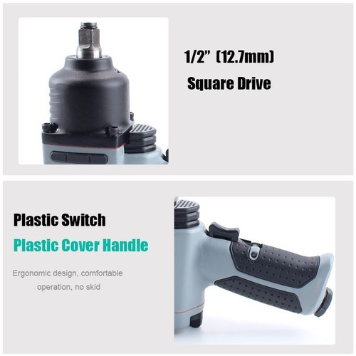 Pneumatic Wrench Spanner Key Air Auto Repair Tools Wrench Kit 680-900N ...
