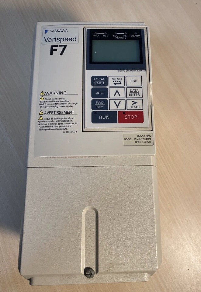 Yaskawa Varispeed 7 Cimr F7c45p5 Cimrf7c45p5 5.5kw | eBay