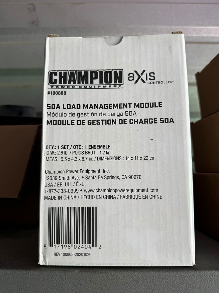 Champion 50-Amp aXis Load Management Module (100868) | eBay