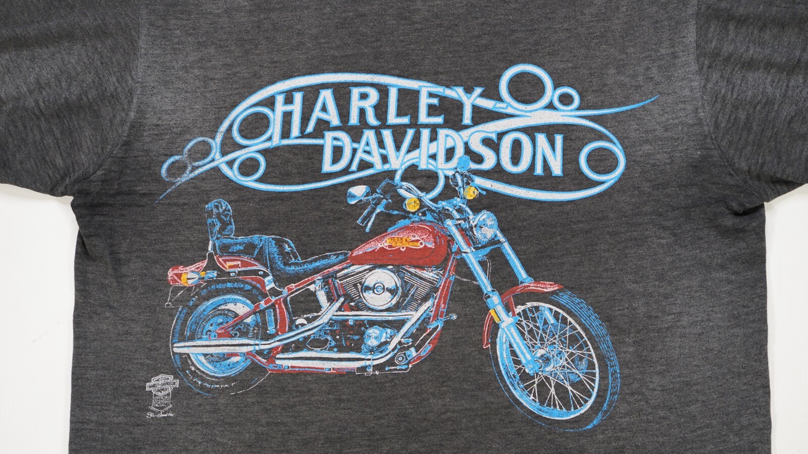 Rare VTG PENMANS Harley Davidson Motorcycle Chopper T… - Gem