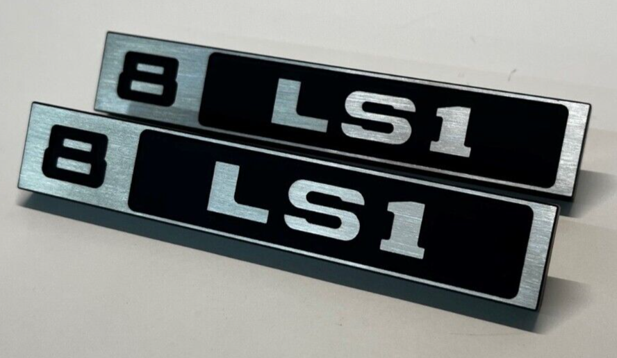Emblem Custom Billet Front Fender 'LS1' Chevy Chevrolet GMC Truck 1967 ...