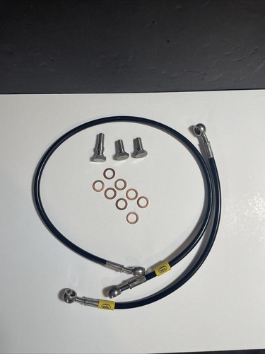 06-5561 Norton Commando SS Braided Rocker HD Oil Feed Line 750 850 1969 ...