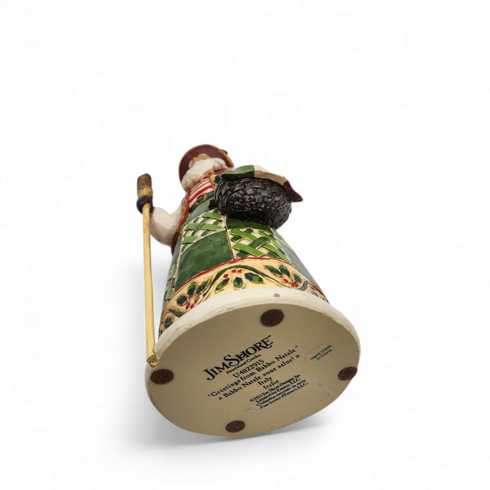 Enesco Jim Shore Italian Santa Figurine - Santas Around the World ...
