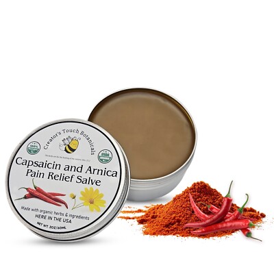 Capsaicin Arnica Salve –Sore Joints & Muscle Rub – 2oz, 4oz | eBay