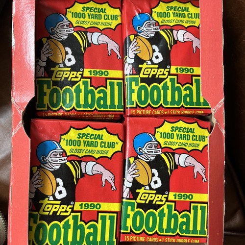 🏈 1990 Topps NFL Football Factory Sealed Single Wax Packs Available | eBay