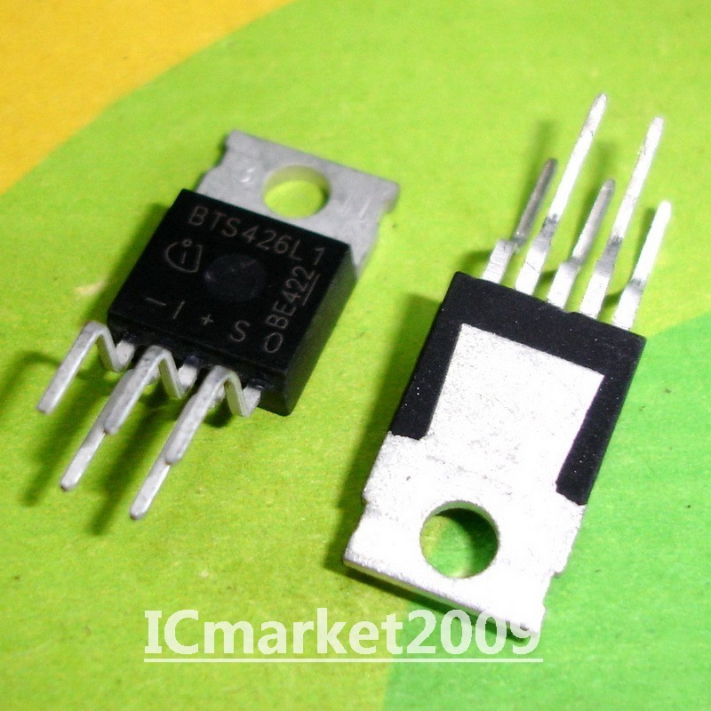 2 PCS BTS426L1 TO-220-5 BTS426 Smart Highside Power Switch Transistor ...
