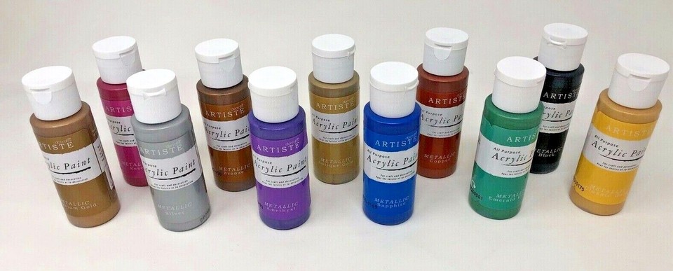 ** CLEARANCE* DoCrafts Artiste Acrylic Paint 59ml Water based acrylic ...
