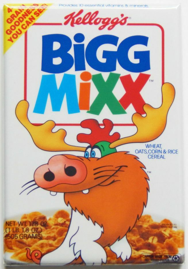 Bigg Mixx MAGNET Vintage Cereal Box 2" x 3" Fridge Locker | eBay