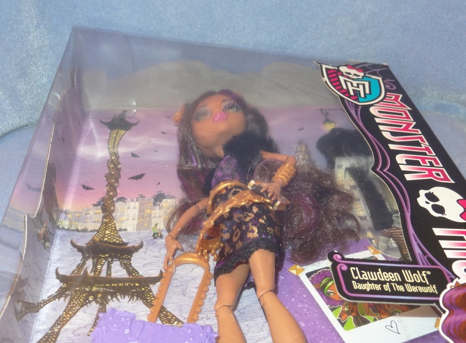 NEW MONSTER HIGH AA CLAWDEEN WOLF SCARIS CITY OF FRIGHTS 2012 JOINTED ...