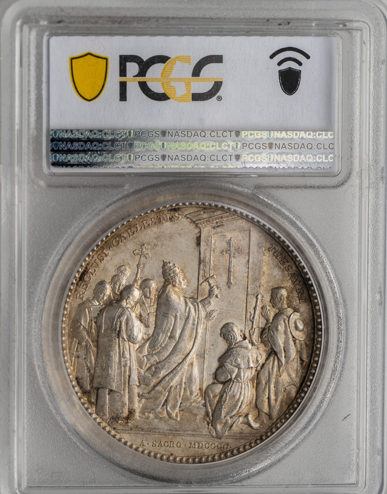 Italy. Papal States. Leo XIII AN XXIII -1900 Silver Specimen Medal ...